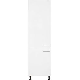 Hochschrank Nobilia "Touch", Ausrichtung w&auml;hlbar, mit zwei T&uuml;ren, vormontiert", wei&szlig; (front: alpinwei&szlig; supermatt, korpus: alpinwei&szlig;), B:60cm H:216,6cm T:58,3cm, Schr&auml;nke, Hochschrank, Breite/H&ouml;he: 60/216,6 cm