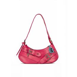 Handtasche BAGMORI "BAG mori Bag Bagmori Shoulder Bag", Damen, Gr. onesize, fushia, Obermaterial: 100% Polyethylen, Taschen Handtasche