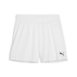 Trainingsshorts Puma "TEAMGOAL SHORTS WMNS", Damen, Gr. XS, N-Gr, schwarz-wei&szlig; (Puma wei&szlig;, Puma schwarz), Interlock, Obermaterial: 100% Polyester, unifarben, regular fit kniefrei, Hosen, aus Interlock-Material, kniefrei, sportlicher Stil