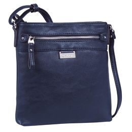 Umh&auml;ngetasche Gabor "Ina", Damen, Gr. B/H/T: 23cm x 22cm x 3cm, blau, Polyurethan, Polyurethan (PU), clean, gepflegt, unifarben, Taschen Umh&auml;ngetasche, aus griffigem Lederimitat, handlich und superleicht f&uuml;r den Alltag