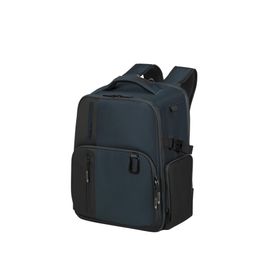 Reiserucksack Samsonite "BIZ2GO", Gr. B/H/T: 30cm x 40cm x 20cm, blau, Polyester, Rucks&auml;cke Reiserucksack, reflektierende Details