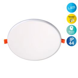 N&auml;ve N&Auml;VE LED Einbauleuchte "Suma", wei&szlig;, 1, &Oslash; 21,5cm H: 3,2cm, 1 Stk., Leuchten, Lichtfarbe warmwei&szlig;, dimmbar