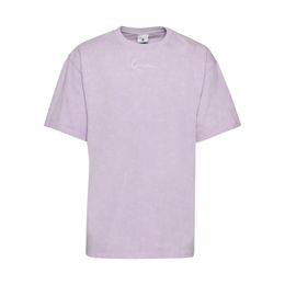 T-Shirt Karl Kani "Karl Kani Unisex", Damen, Gr. S, light lila, 100% Baumwolle, bedruckt, normal, Rundhals, Shirts T-Shirt