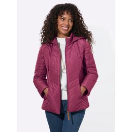 WITT Damen 2-in-1-Jacke auch als Weste tragbar, bordeaux, Gr&ouml;&szlig;e 40