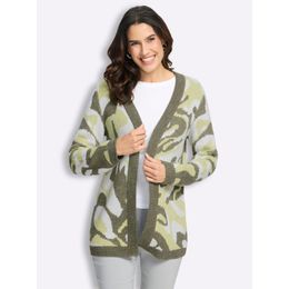 Jacquardstrickjacke