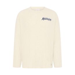 !Solid Langarmshirt SOLID "Langarmshirt SDUrton", Herren, Gr. XL, beige (130401 oatmeal), Obermaterial: 92% Baumwolle CO. 8% Leinen LI., Shirts Langarmshirt