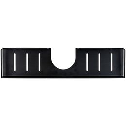 Duschablage Wenko "Turbo-Loc Duschstangencaddy Altarella S", schwarz, B:45cm H:4cm T:10,5cm, Edelstahl, Regale, Duschablage, Befestigen ohne Bohren