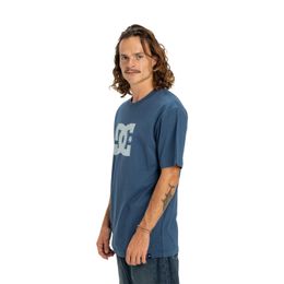 T-Shirt DC Shoes "DC Star", Herren, Gr. M, blau (schwarz denim), Obermaterial: 75% Baumwolle, 25% Baumwolle;, Shirts T-Shirt