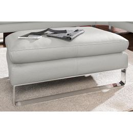 Hocker Calia italia "Dave hochwertig und bequem, B/T 95/68cm", grau, B:95cm H:42cm T:68cm, Hocker, Hocker, mit Kufenfu&szlig;