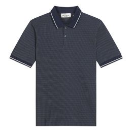 Ben Sherman - Poloshirt f&uuml;r Herren, Jacquard (Dunkel-Marineblau)
