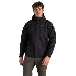 Craghoppers - "Ossus" Jacke, wasserfest f&uuml;r Herren (Schwarz)