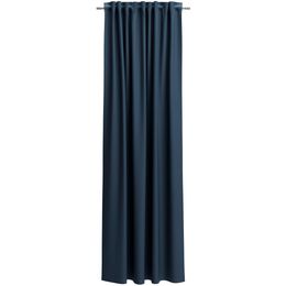 Neutex for you! Verdunkelungsvorhang NEUTEX FOR YOU "INSULA", blau, Gardinen, 225cm, Multifunktionsband, 140cm, Polyester, Uni-Dimout f&uuml;r starke Verdunklung, nach Ma&szlig;, B:140cm H:225cm