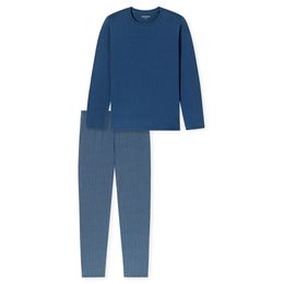 Schiesser Herren Pyjama Casual EssentialsSchlafanzug, Pyjama Set, Nachtw&auml;sche
