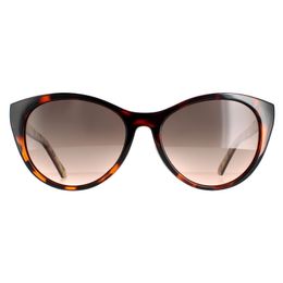 Ted Baker Cat Eye Womens Tortoise Fleur Brown Gradient TB1583 L germes de soleil Lisbet