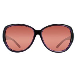 Ted Baker Oval Womens Schwarz Lila Braun Gradient TB1394 Shay