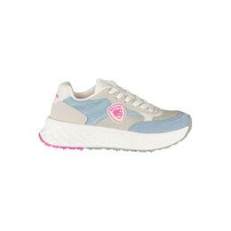Blauer Azzurro Polyurethan Damen Sneaker