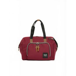 Handtasche BAGMORI "BAG mori Bag Bagmori Diaper Bag", Damen, Gr. onesize, bordeux, Obermaterial: 100% Polyester, Taschen Handtasche