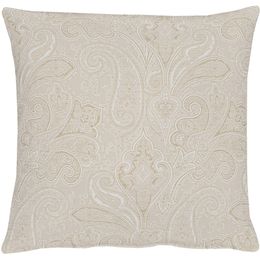 Dekokissen Apelt "3313 INDIAN SUMMER" Gr. 1, beige (beige, ornamente unifarben), B:40cm L:40cm, Kunstfaser, Polyester, Dekokissen_Sitzkissen_Kissenh&uuml;llen, Kissenh&uuml;lle ohne F&uuml;llung, 1 St&uuml;ck