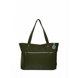 Handtasche BAGMORI "BAG mori Bag Bagmori Tote Bag", Damen, Gr. onesize, khaki, Obermaterial: 100% Polyester, Taschen Handtasche
