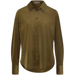 MYBC - Cord-Bluse, gr&uuml;n, Gr. 44 / L