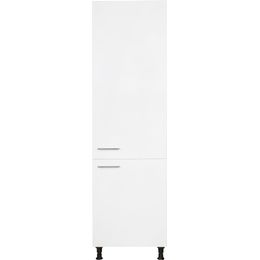 Hochschrank Nobilia "Touch", Ausrichtung w&auml;hlbar, mit zwei T&uuml;ren, vormontiert", wei&szlig; (front: alpinwei&szlig; supermatt, korpus: alpinwei&szlig;), B:60cm H:216,6cm T:58,3cm, Schr&auml;nke, Hochschrank, Breite/H&ouml;he: 60/216,6 cm