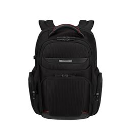 Laptoprucksack Samsonite "PRO-DLX 6", Gr. B/H/T: 30cm x 43cm x 15cm, schwarz, Nylon, Polyester, Rucks&auml;cke Laptoprucksack, erweiterbar (EXP)