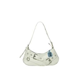 Handtasche BAGMORI "BAG mori Bag Bagmori Shoulder Bag", Damen, Gr. onesize, wei&szlig;, Obermaterial: 100% Polyethylen, Taschen Handtasche
