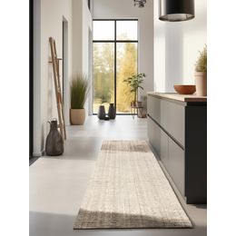 Teppich Hanse Home "Jaipur Juteteppich, als L&auml;ufer und in Rund", wei&szlig;, B:80cm H:10mm L:200cm, Jute, Teppiche, Teppich, 100% Naturfaser, Wohnzimmer, Esszimmer, Schlafzimmer, GRS