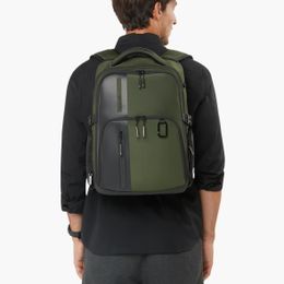 Daypack Samsonite "BIZ2GO", Gr. B/H/T: 33cm x 44cm x 20cm, gr&uuml;n, Polyester, Rucks&auml;cke