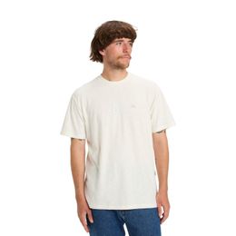 Sporttop Quiksilver "Slub Roundneck", Herren, Gr. L, wei&szlig;, Obermaterial: 100% Baumwolle;, Tops Sporttop