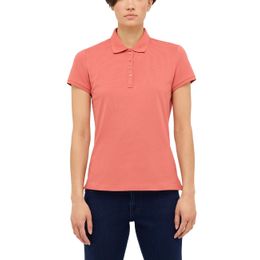 Mustang Damen Kurzarmshirt "Damen Style Tara"rosa, Gr. XS, Piqu&eacute;, 95% Baumwolle, 5% Elasthan, Shirts