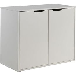 Hochkommode Vipack "Pino", wei&szlig;, B:88,5cm H:72cm T:43,3cm, Holzwerkstoff, Sideboards