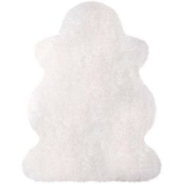 Fellteppich Heitmann Felle "Lammfell farbig - Premium Qualit&auml;t", naturwei&szlig;, B:63cm H:70mm L:90cm, Lammfell, Teppiche, Fellteppich, echtes Austral. Lammfell, besonders dicht & weich, verschiedene Gr&ouml;&szlig;en