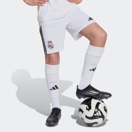 Trainingsshorts adidas Performance "REAL MADRID 25/26 KINDER", Jungen, Gr. 164, N-Gr, wei&szlig; (wei&szlig;,), Obermaterial: 100% Polyester, Hosen