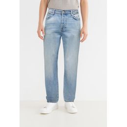 Only & Sons Loose-fit-Jeans ONLY & SONS "ONSFADE LOOSE WB 6778 A14 DNM NOOS", Herren, Gr. 31, L&auml;nge 30, blau (light blau denim), Denim/Jeans, Obermaterial: 100% Baumwolle, clean, loose fit, Jeans