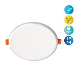 N&auml;ve N&Auml;VE LED Einbauleuchte "Suma", wei&szlig;, 1, &Oslash; 15,5cm H: 3,2cm, 1 Stk., Leuchten, Lichtfarbe warmwei&szlig;, dimmbar