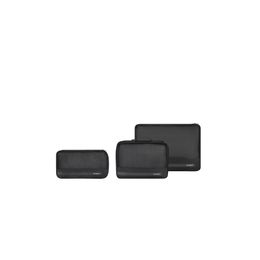 Aufbewahrungstasche Samsonite "TA REVOLUTION", Kinder, Gr. B/H/T: 33cm x 6,5cm x 25cm, schwarz, Lederimitat, Taschen, 3er Set Packw&uuml;rfel