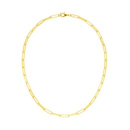 Gliederkette Lady, gold (vergoldet), Halsketten, Damen, Metall, Gliederkette