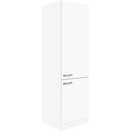 Hochschrank Optifit "Elm", wei&szlig; (wei&szlig;, wei&szlig;), B:60cm H:206,8cm T:57,1cm, Schr&auml;nke, Hochschrank, Breite 60 cm