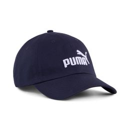 Baseball Cap Puma "ESS NO.1 LOGO BB CAP", Herren, blau (Puma navy, logo), Twill, Baumwolle, unifarben, Caps, sportlicher Stil, aus Baumwolle