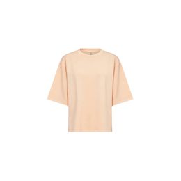 Kurzarmhemd soyaconcept "Soya Concept T-shirt SC-BANU", Damen, Gr. L, Normalgr&ouml;&szlig;en, 3212 salmon, Obermaterial: 48% Modal, 48% Polyester, 4% Elasthan, Hemden