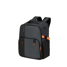 Reiserucksack Samsonite "BIZ2GO", Gr. B/H/T: 30cm x 40cm x 20cm, grau, Polyester, Rucks&auml;cke Reiserucksack, reflektierende Details