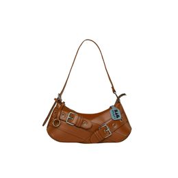 Handtasche BAGMORI "BAG mori Bag Bagmori Shoulder Bag", Damen, Gr. onesize, camel, Obermaterial: 100% Polyethylen, Taschen Handtasche