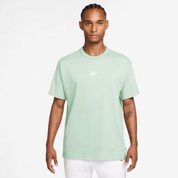 Langarmshirt Nike Sportswear "M NSW TEE LSE PREM ESS SUST", Herren, Gr. S, gr&uuml;n (barely gr&uuml;n), Obermaterial: 100% Baumwolle, Shirts Langarmshirt