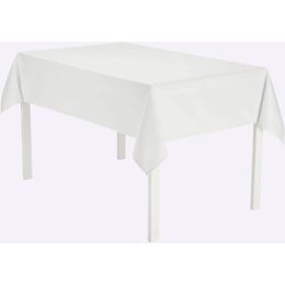 Tischdecke Gr. 5, wei&szlig;, B:130cm L:225cm, Tischdecken, Tischdecke