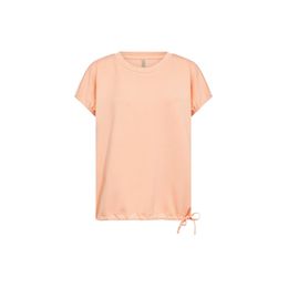 Kurzarmhemd soyaconcept "Soya Concept T-shirt SC-BANU", Damen, Gr. L, Normalgr&ouml;&szlig;en, 3212 salmon, Obermaterial: 48% Modal, 48% Polyester, 4% Elasthan, Hemden