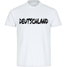 multifanshop Herren T-Shirt - Deutschland - Textmarker - Druck schwarz - M&auml;nner