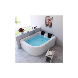 Home Deluxe Indoor Whirlpool f&uuml;r 2 Personen BLUE OCEAN XL - 180 x 120 cm Links