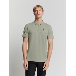 T-Shirt NO EXCESS "NO EXCESS Piqu&eacute; Poloshirt", Herren, Gr. S, grau, 95% Baumwolle, 5% Elasthan, Shirts T-Shirt