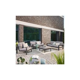 Home Deluxe Gartenlounge Aluminium RIO XL - Anthrazit